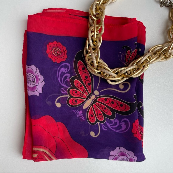 Anna Sui | Accessories | Anna Sui Silk Scarf | Poshmark